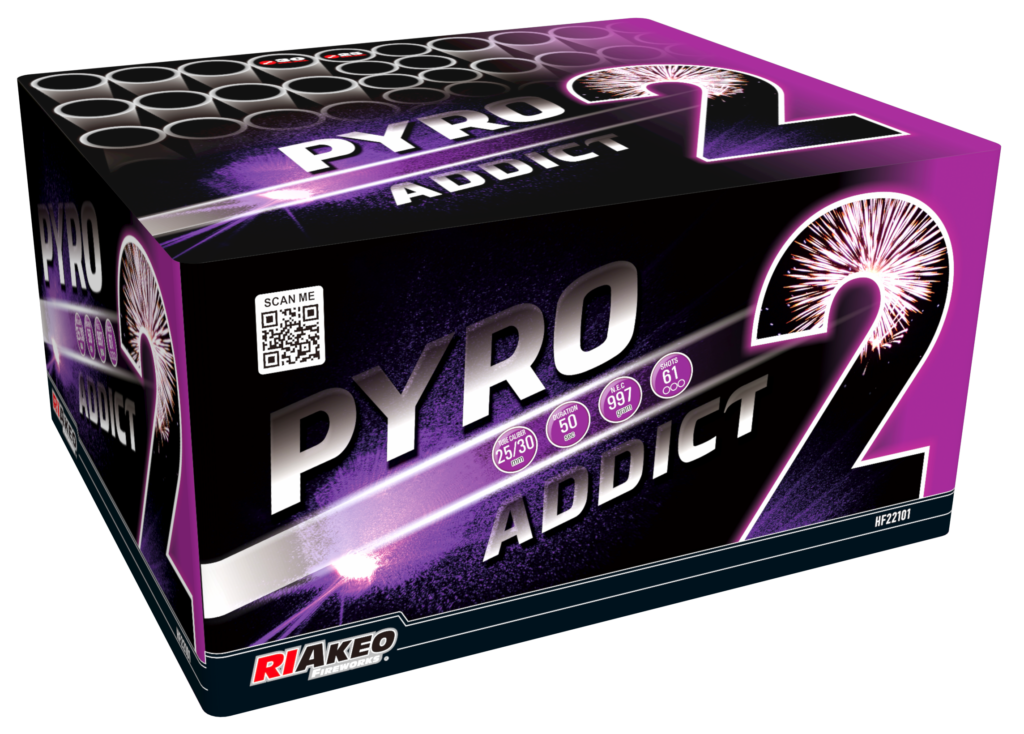Riakeo - Pyro Addict 2 batteri (nr. 906) - Krudt Claus